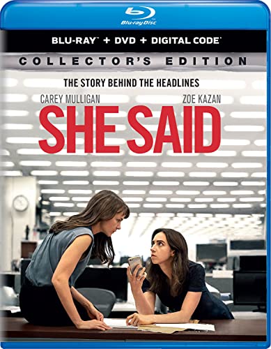 She Said Mulligan Kazan Blu Ray DVD Digital R | Bull Moose